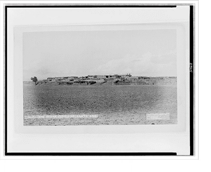 Historic Print, The Indian pueblo of Santa Ana, 16" x 20" - Walmart.com