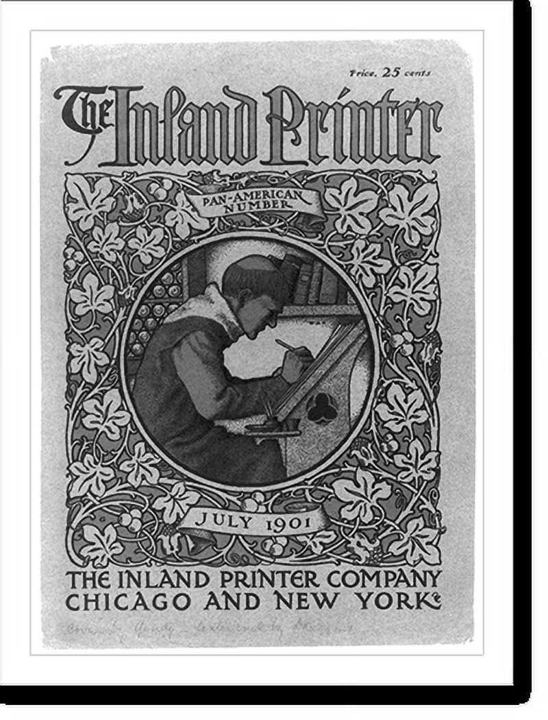 Historic Print, [The Inland Printer cover, July 1901, with a border by ...
