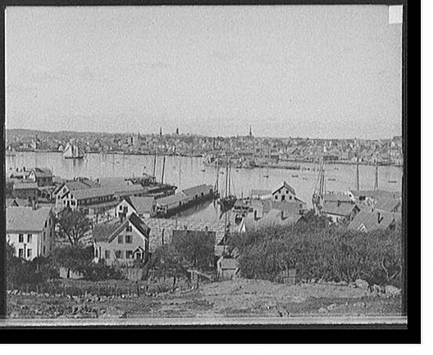 Historic Print, [The Inner harbor, Gloucester, Mass.], 18" x 24 ...