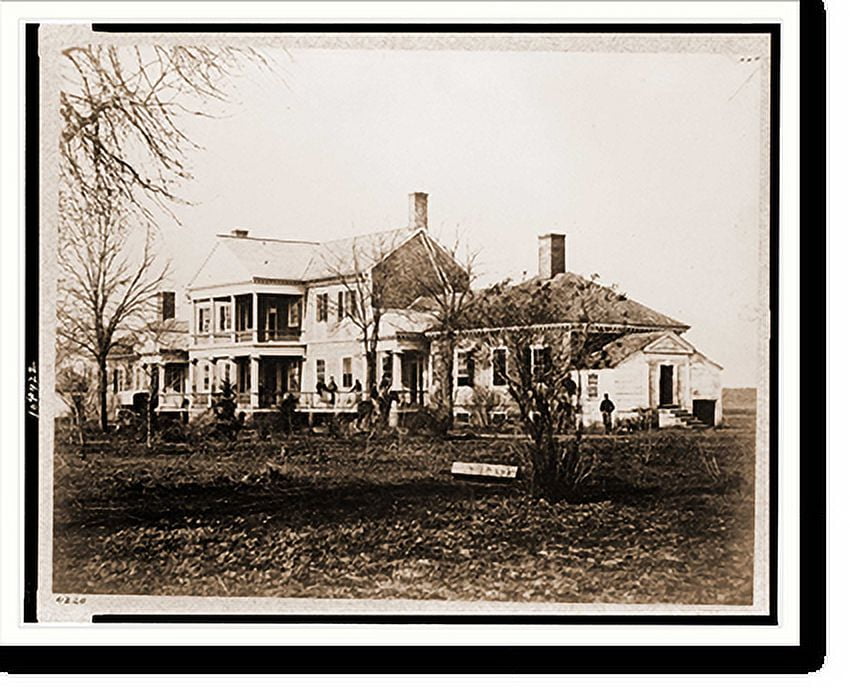 Historic Print, The Lacy house Falmouth Virginia, 16" x 20" - Walmart.com