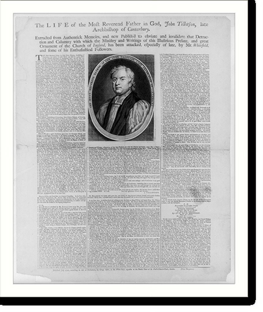 Historic Print, The Life of the Most Reverend Father in God, John ...
