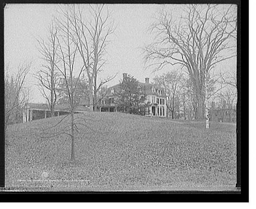 Historic Print, The Longfellow House (Elm Knoll), Pittsfield, Mass., 16 ...