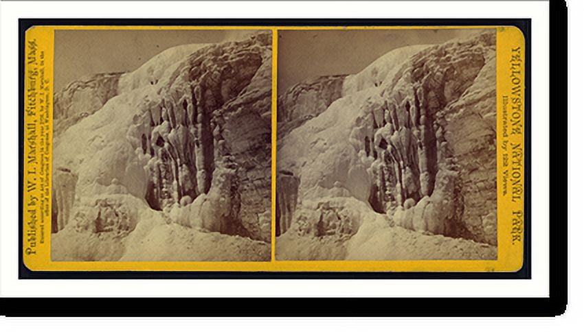 Historic Print, The Magic Spring and Fissured Ridge Series. Magic ...