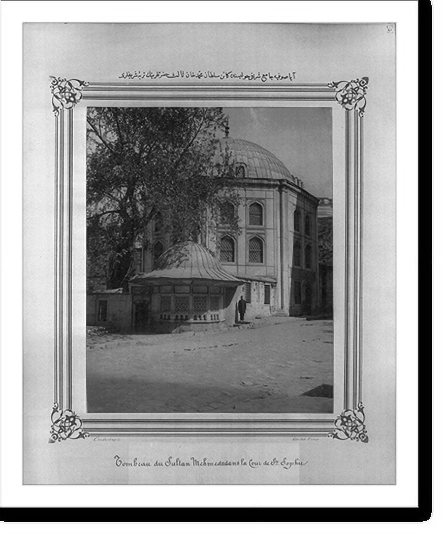 Historic Print, [The Mausoleum of Sultan Mohammed III in the courtyard ...