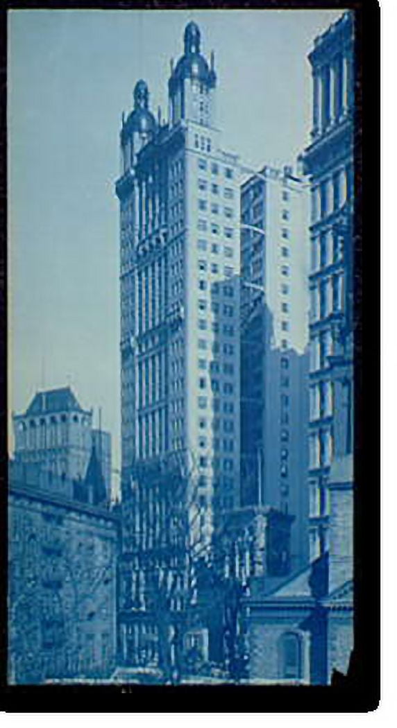Historic Print, The Park Row Building, New York, 16" x 20" - Walmart.com