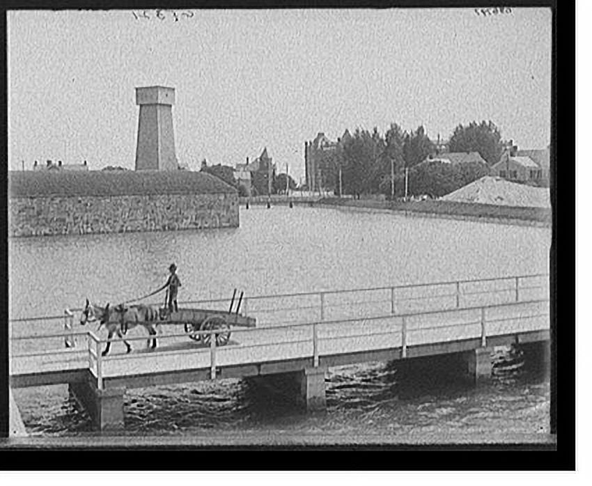 Historic Print, [The Postern bridge, Fort Monroe, Va.] - 2, 18" x 24 ...