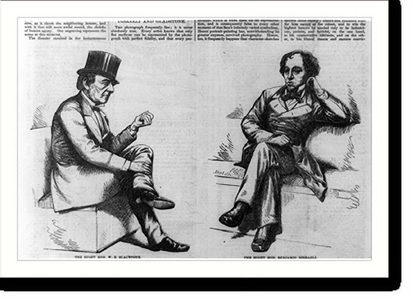 Historic Print, The Right Hon. W.E. Gladstone and the Right Hon ...