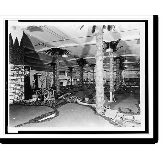 Historic Print, The Riviera Indoor Golf Course, 4845 Broadway, Chicago ...