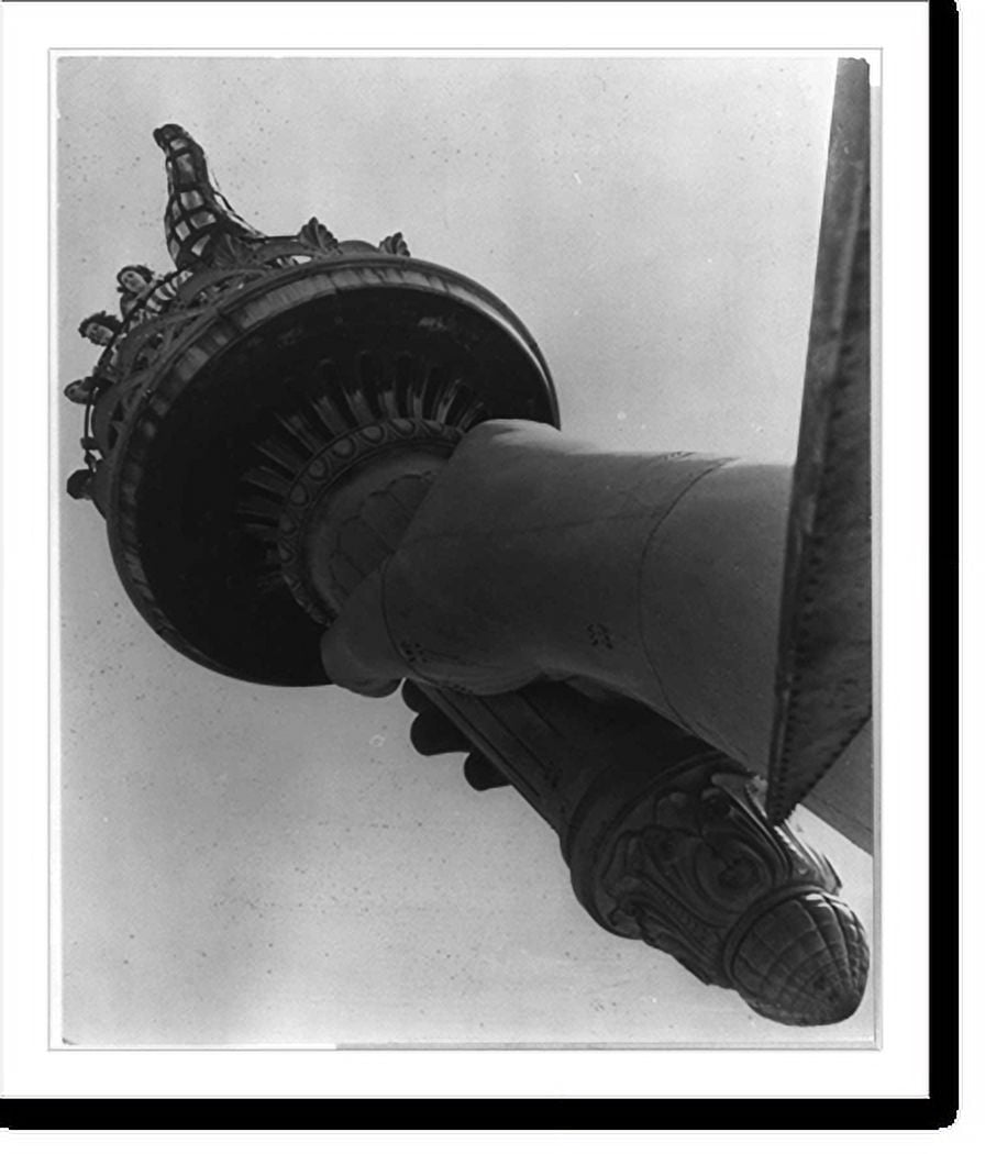 Historic Print, [The Statue of Liberty: Hand and torch of the statue ...
