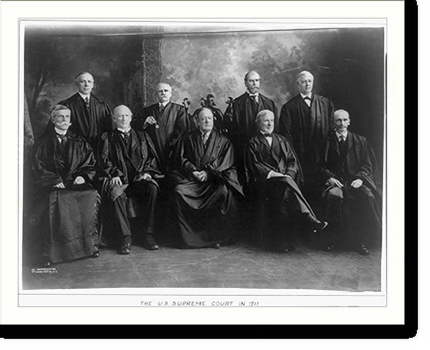 Historic Print, The U.S. Supreme Court in 1911, 16" x 20" - Walmart.com