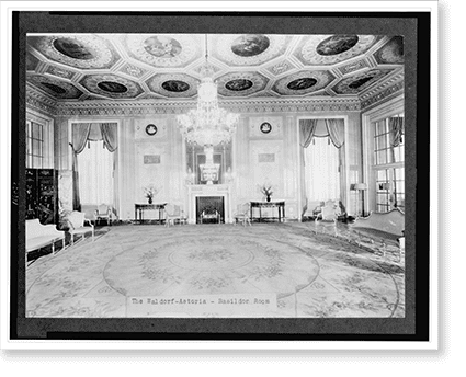 Historic Print, The Waldorf-Astoria. Basildon Room, 16" x 20" - Walmart.com