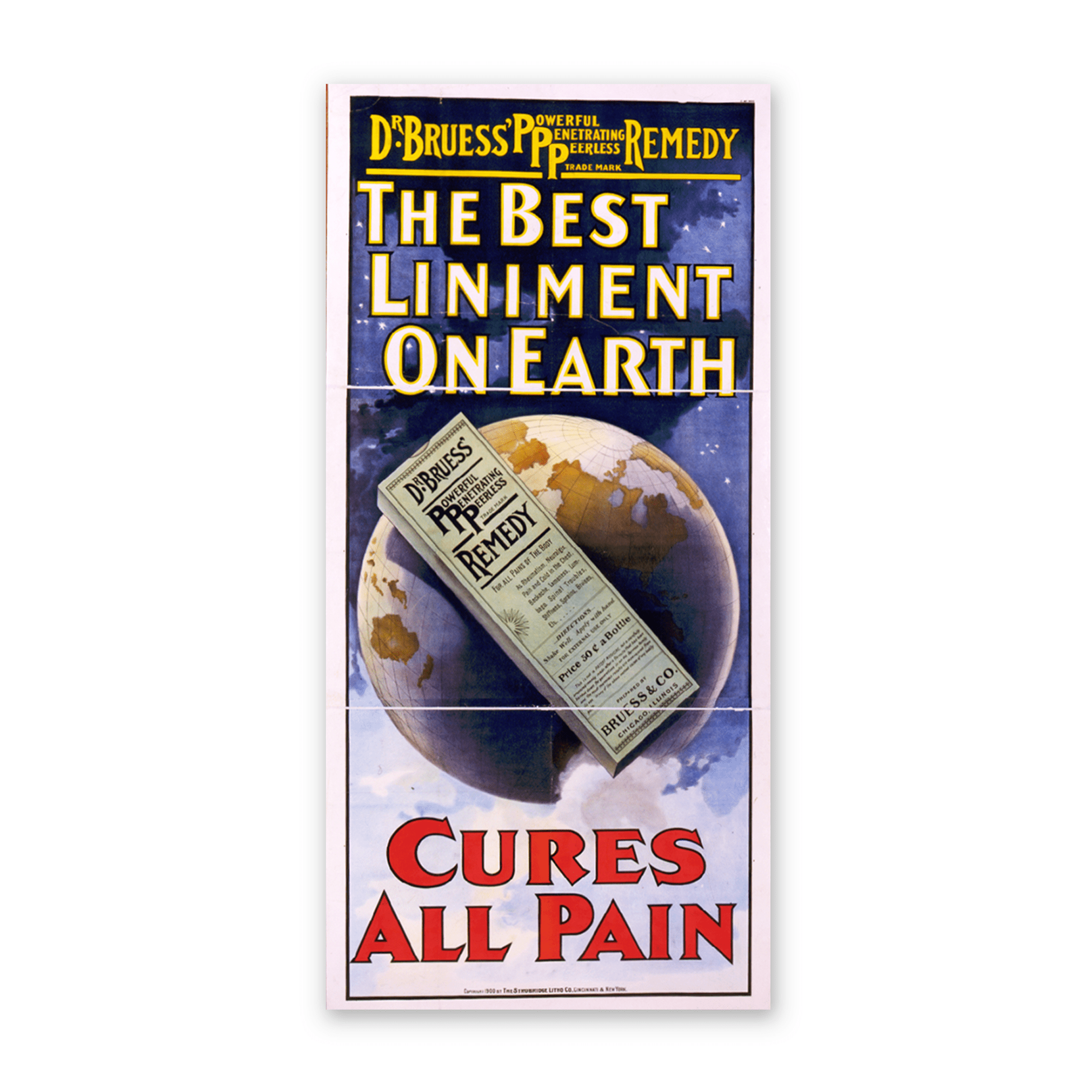 Historic Print, The best liniment on earth, cures all pain - 3, 16" x ...