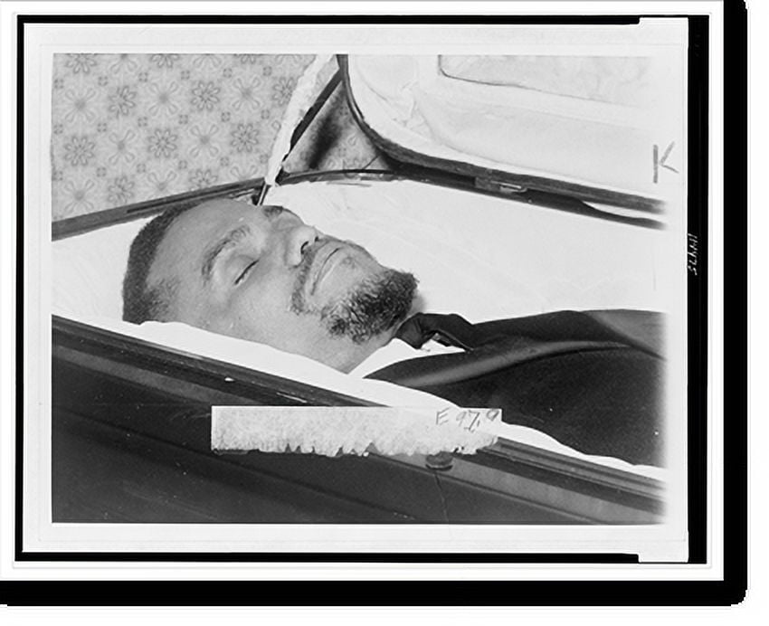 Historic Print, The body of Malcolm X, slain Negro nationalist leader ...