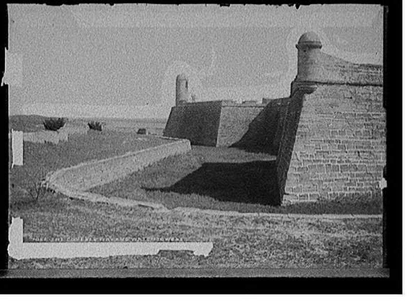 Historic Print, The covered way and watch towers, 18" x 24" - Walmart.com