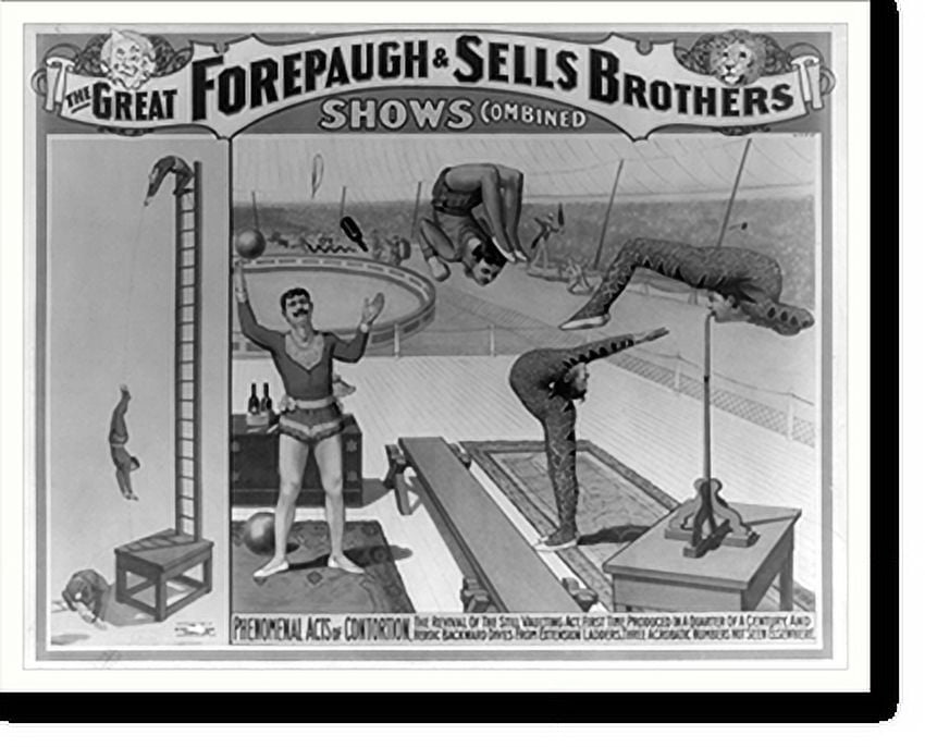 Historic Print, The great Forepaugh & Sells Brothers shows combined ...