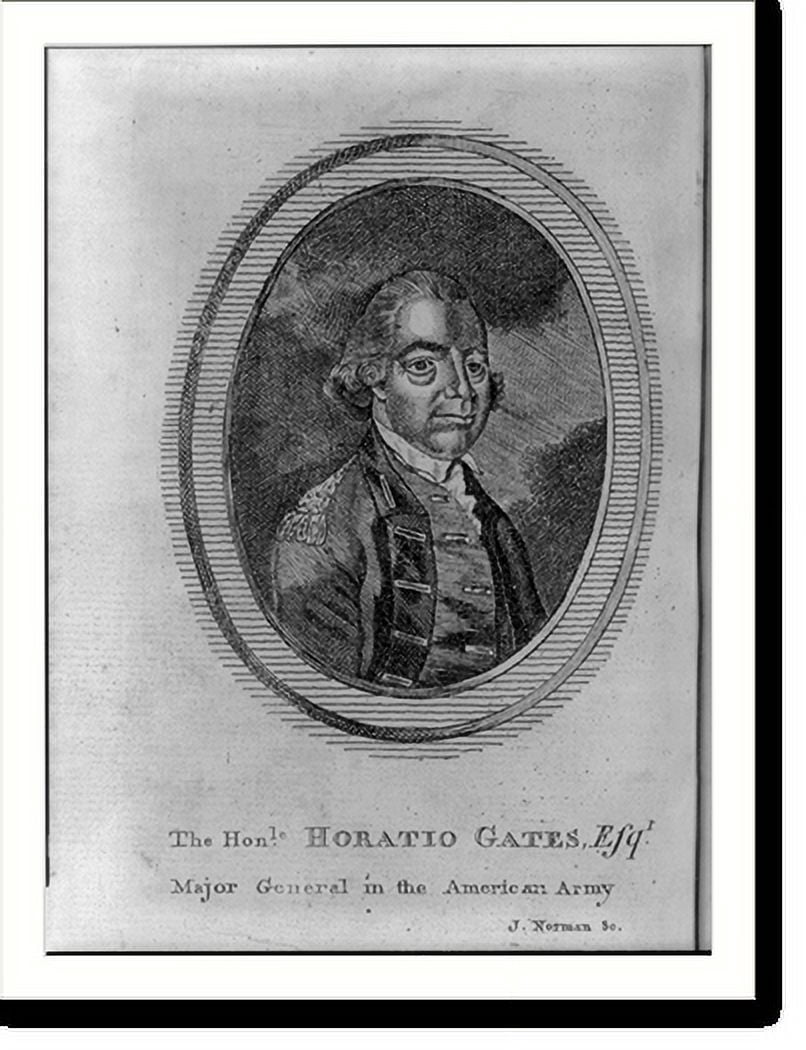 Historic Print, The honle. Horatio Gates, Esqr., major general in the ...