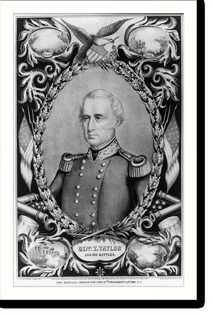 Historic Print, The nation's choice for the 12th President of the U.S ...