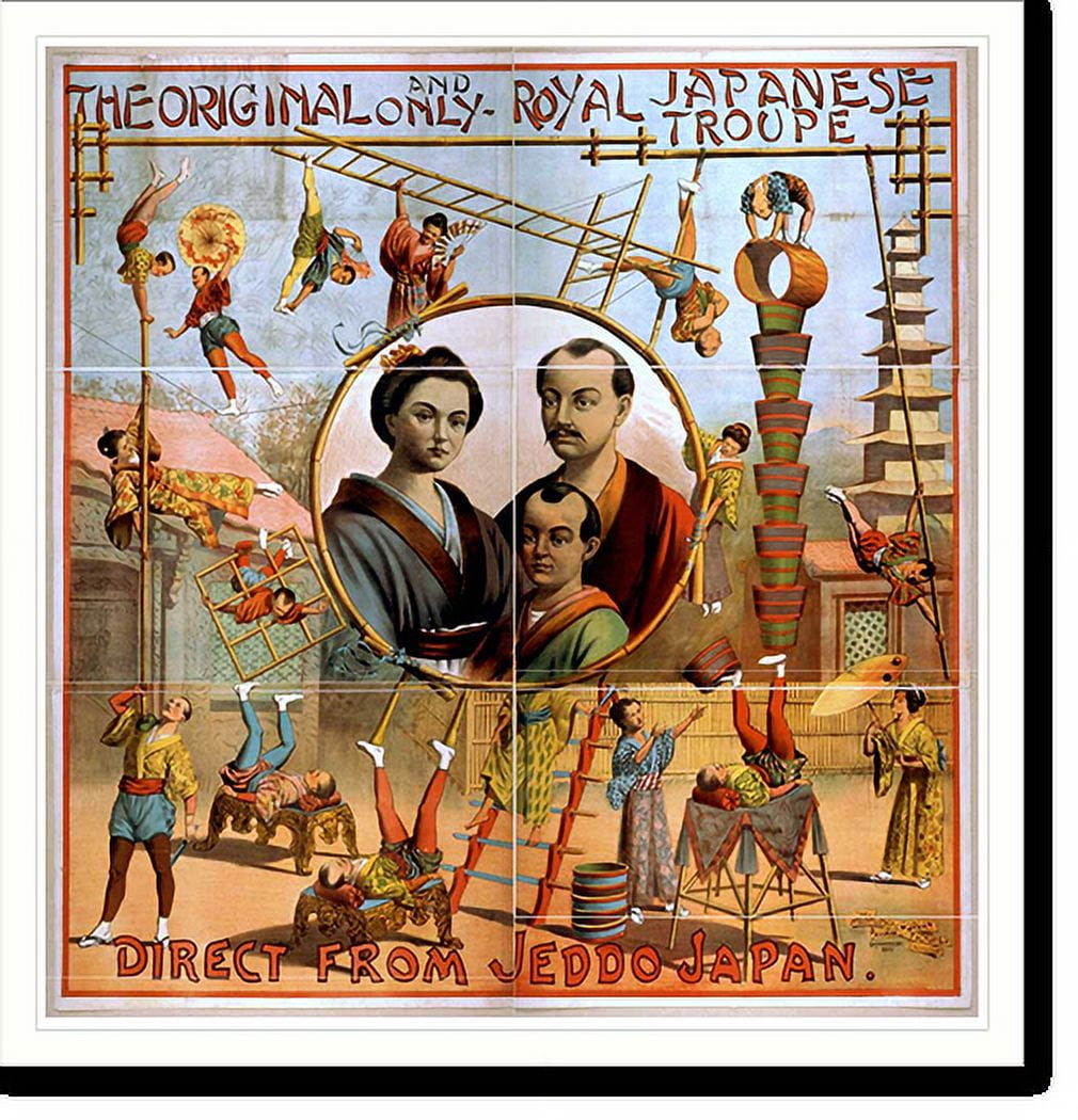 Historic Print, The original and only Royal Japanese Troupe direct from ...