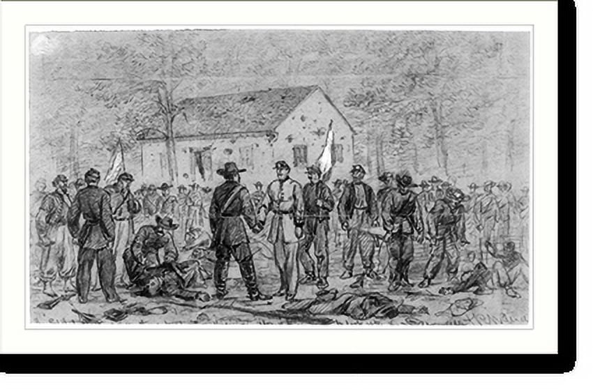 Historic Print, The rebel dodge to cover the retreat into Virginia ...