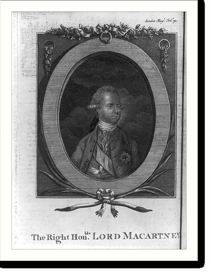 Historic Print, The right hon'ble. Lord Macartney, 16" x 20" - Walmart.com