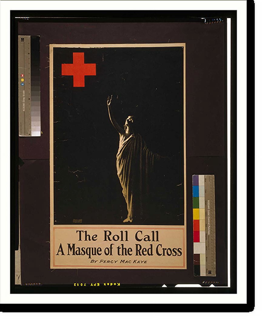 Historic Print, The roll call a masque of the Red Cross by Percy ...