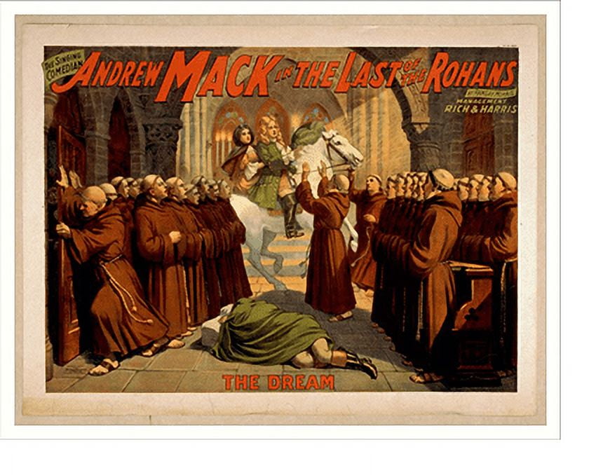 Historic Print, The singing comedian Andrew Mack in the The last of the ...