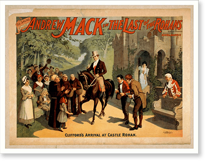 Historic Print, The singing comedian Andrew Mack in the The last of the ...