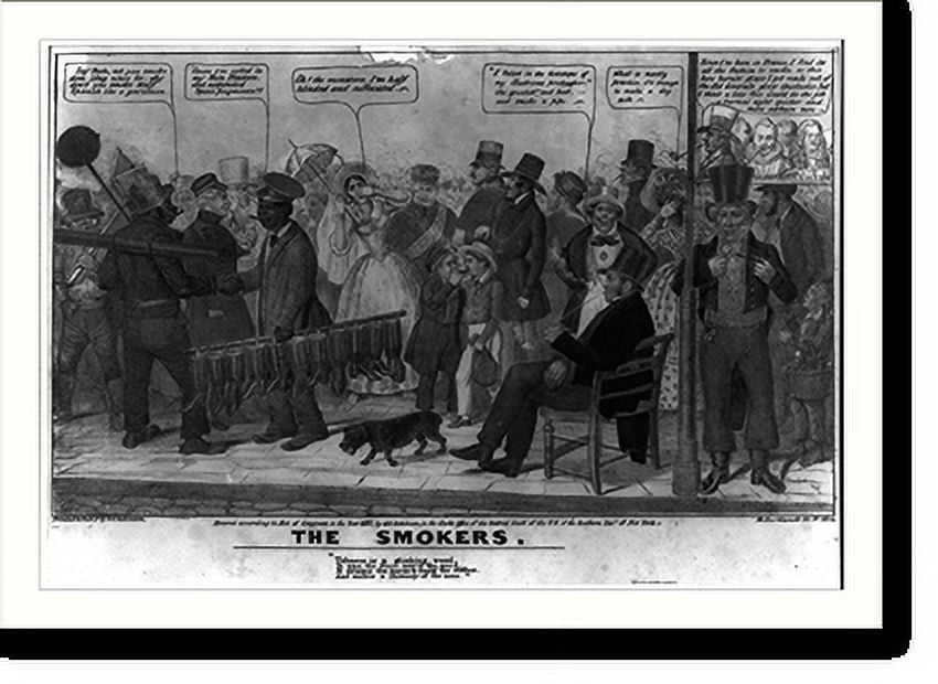 Historic Print, The smokers, 16" x 20" - Walmart.com
