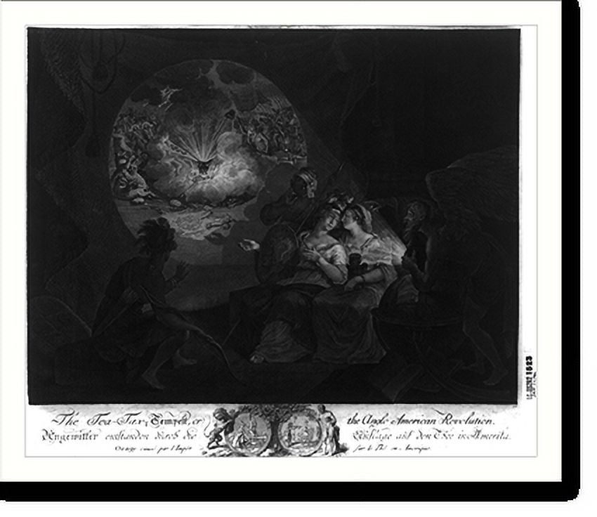 Historic Print, The tea-tax-tempest, or the Anglo-American revolution ...