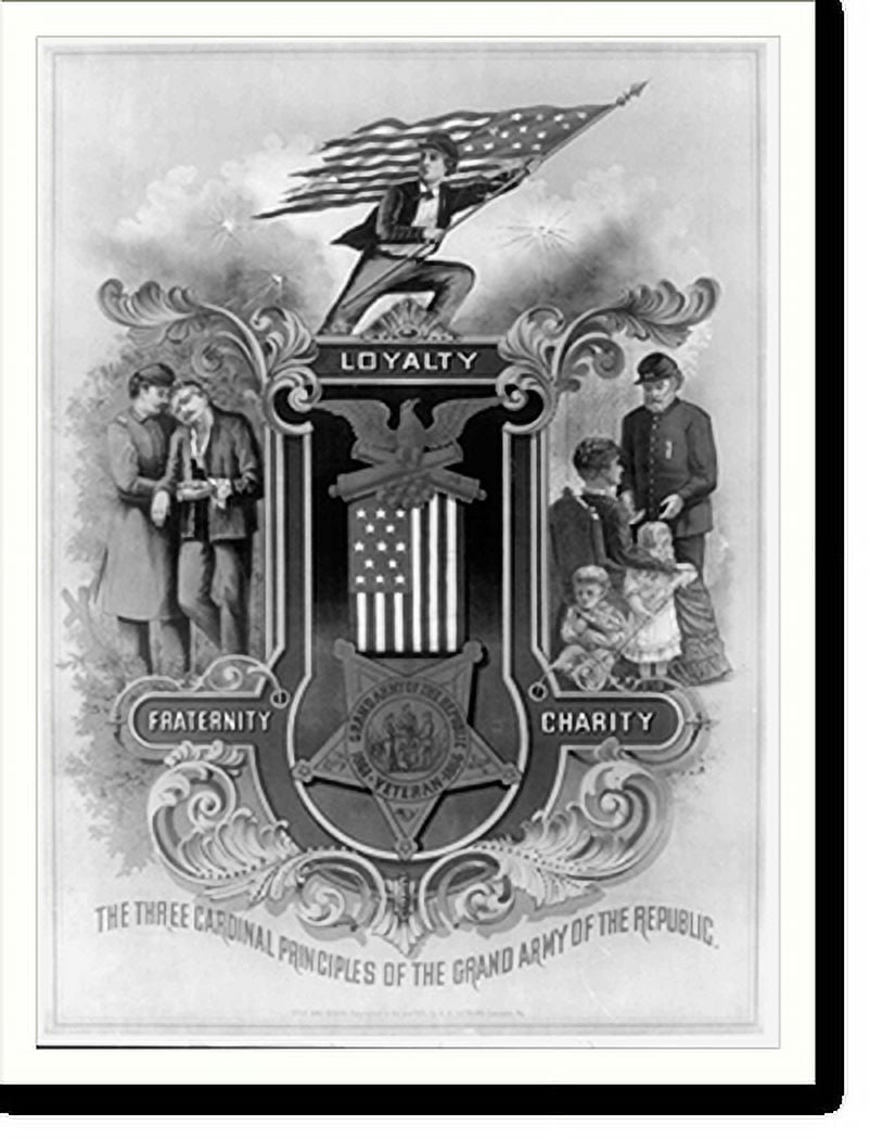 Historic Print, The three cardinal principles of the grand army of the ...