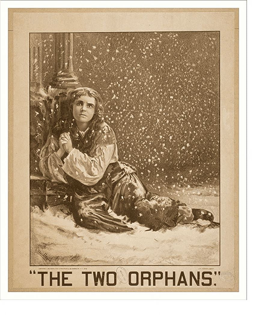 Historic Print, The two orphans, 16" x 20" - Walmart.com