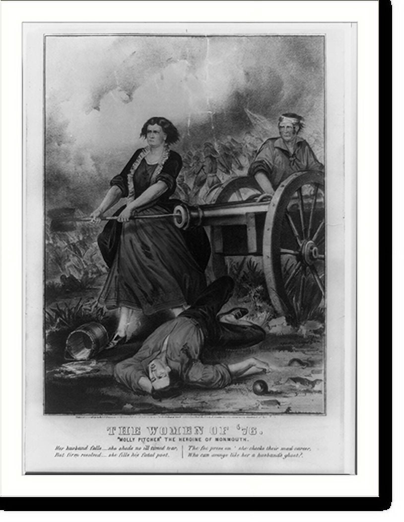 Historic Print, The women of '76: Molly Pitcher" the heroine of ...
