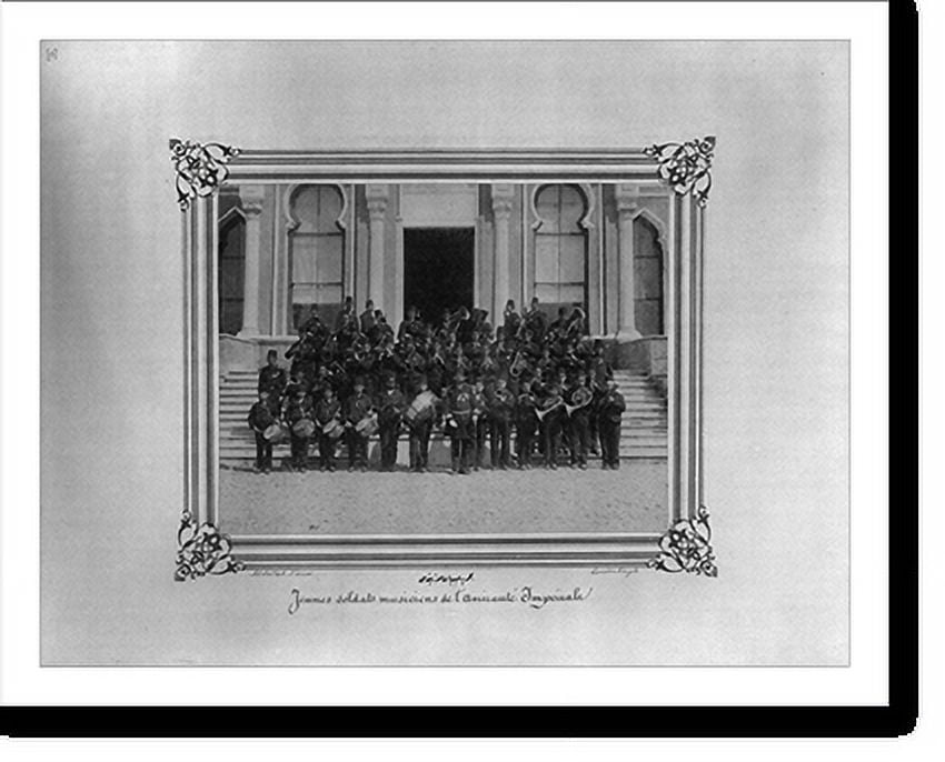Historic Print, [The young soldiers' naval band].Abdullah Frères ...