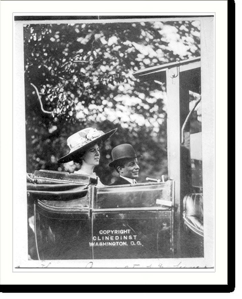 Historic Print, Theodore Roosevelt Jr. & Fiancée, Miss Eleanor ...