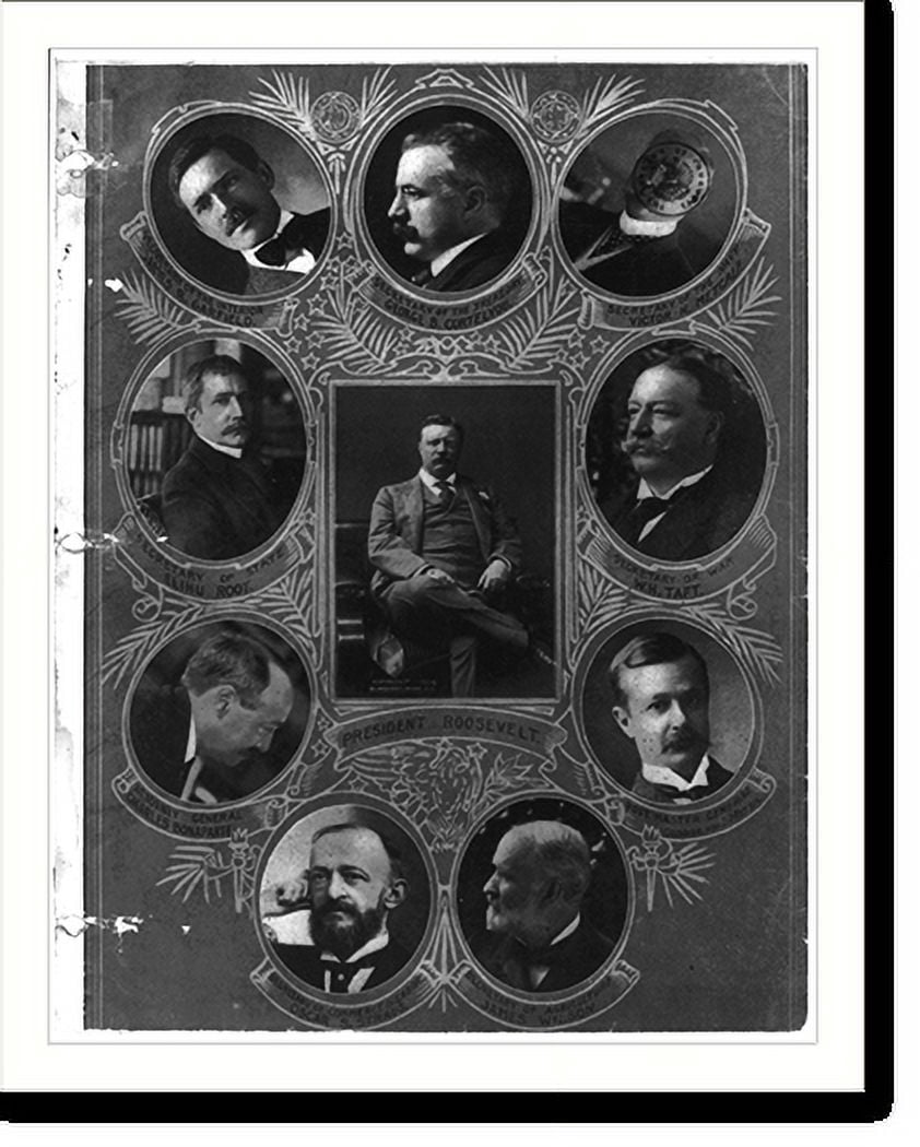 Historic Print, [Theodore Roosevelt and his cabinet: photo of TR ...