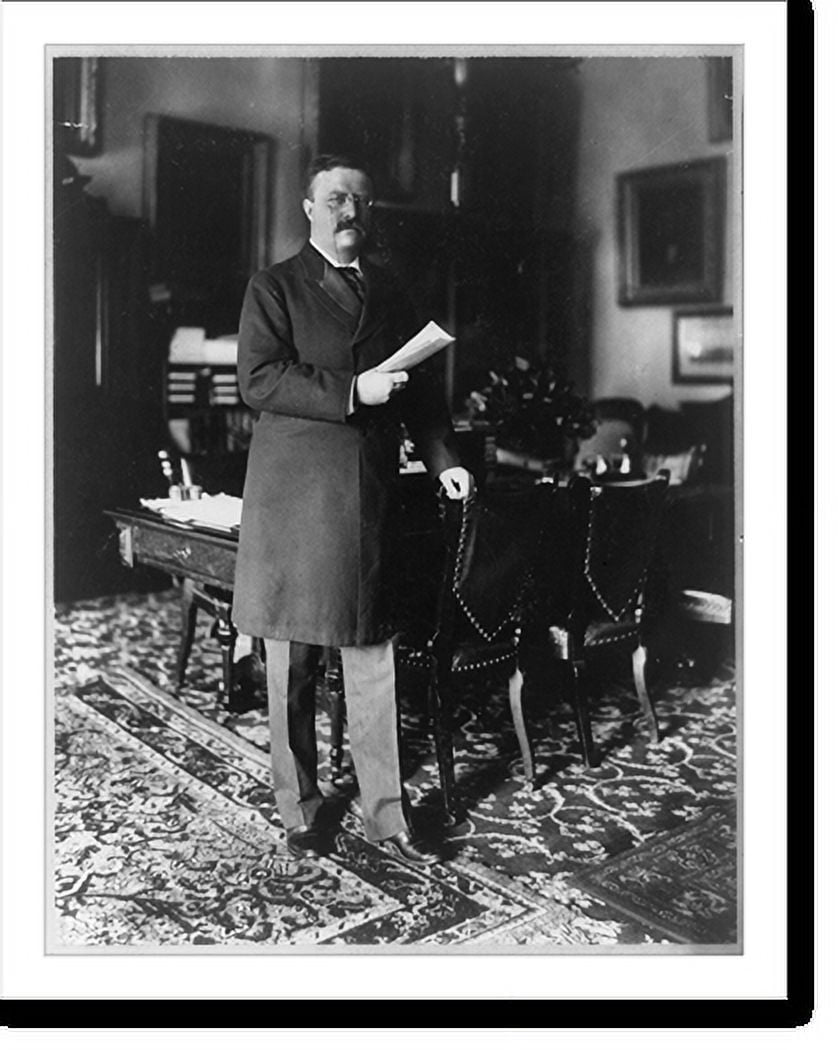 Historic Print, [Theodore Roosevelt, full-length portrait, standing by ...