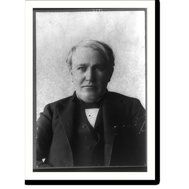 Historic Print, Thomas Alva Edison, 16" x 20" - Walmart.com