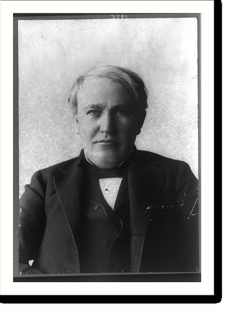 Historic Print, Thomas Alva Edison, 18" x 24" - Walmart.com