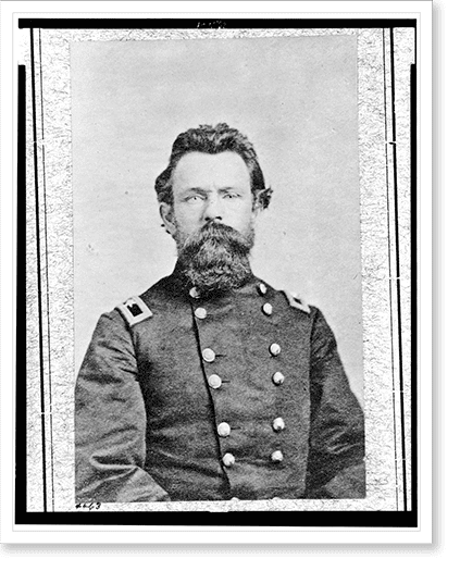 Historic Print, Thos. J. Lucas, Bv't.-Maj. General. Colonel, 16th Ind ...