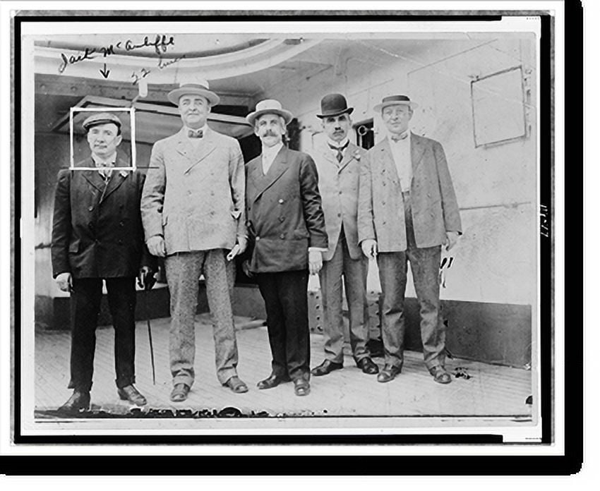 Historic Print, [Timothy D. Sullivan, second from the left, with Jack ...