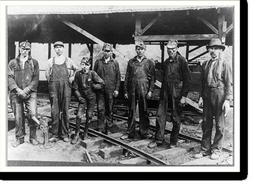 Historic Print, Tipple Crew, (see photo #146) Turkey Knob Mine ...