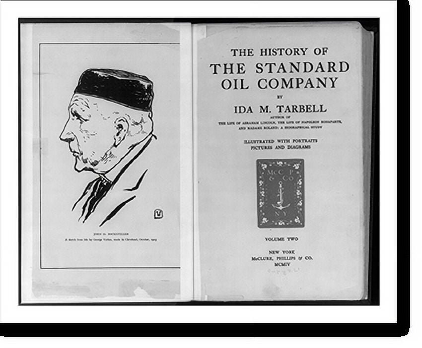 Historic Print, [Title page of The History of the Standard Oil Company ...