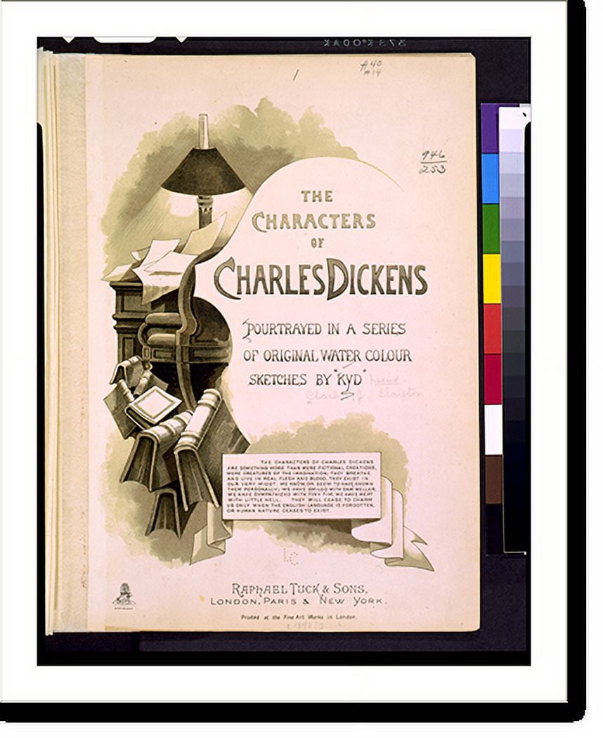 Historic Print, [Title page of The Characters of Charles Dickens ...