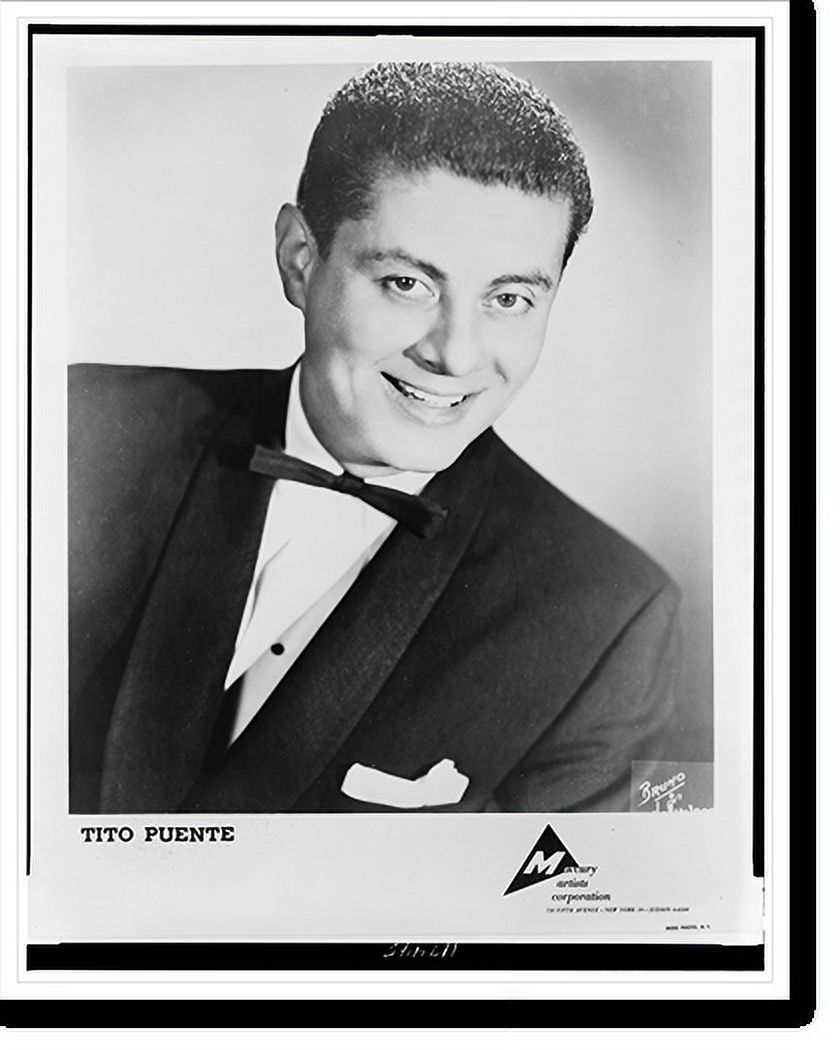 Historic Print, [Tito Puente, head-and-shoulders portrait, facing front ...
