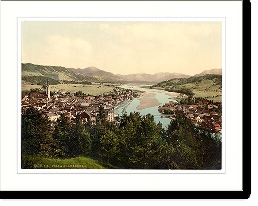 Historic Print, Tolz (i.e. Bad Tolz) and Krankeheil Upper Bavaria ...
