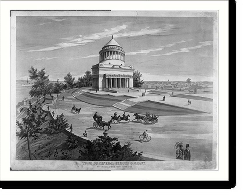 Historic Print, Tomb of General Ulysses S. Grant, Riverside Drive, New ...
