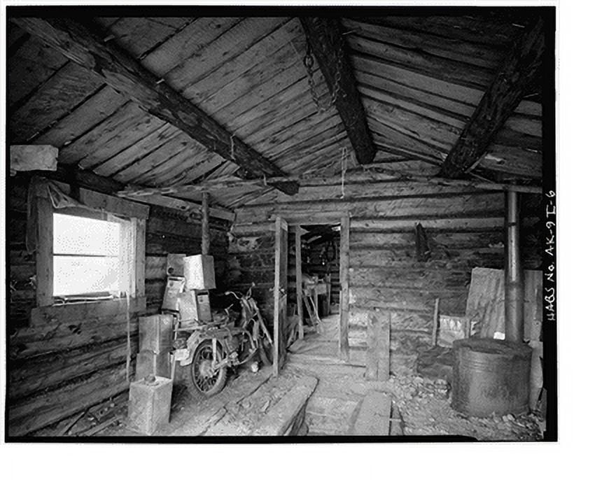 Historic Print, Town of Chisana, First N. P. Nelson Cabin, Chisana ...