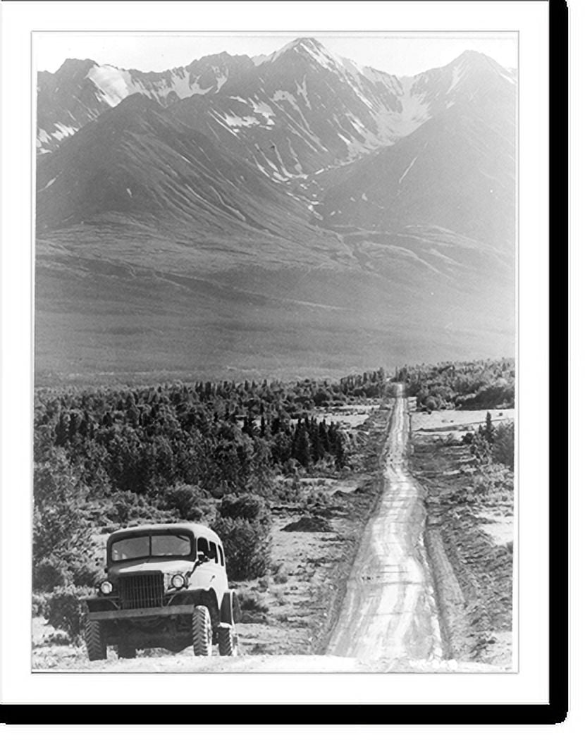 Historic Print, The Trail of '42. Through bushland, across muskeg and ...