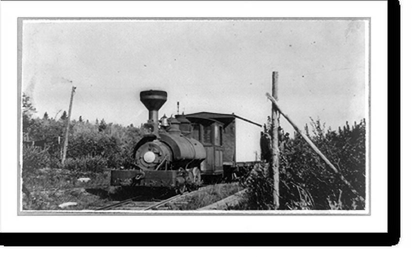 Historic Print, Train bound for Atlin, British Columbia, 16" x 20 ...