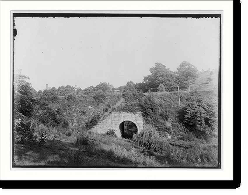 Historic Print, [Train culvert behind campus, W&L Univ., Lexington, Va ...